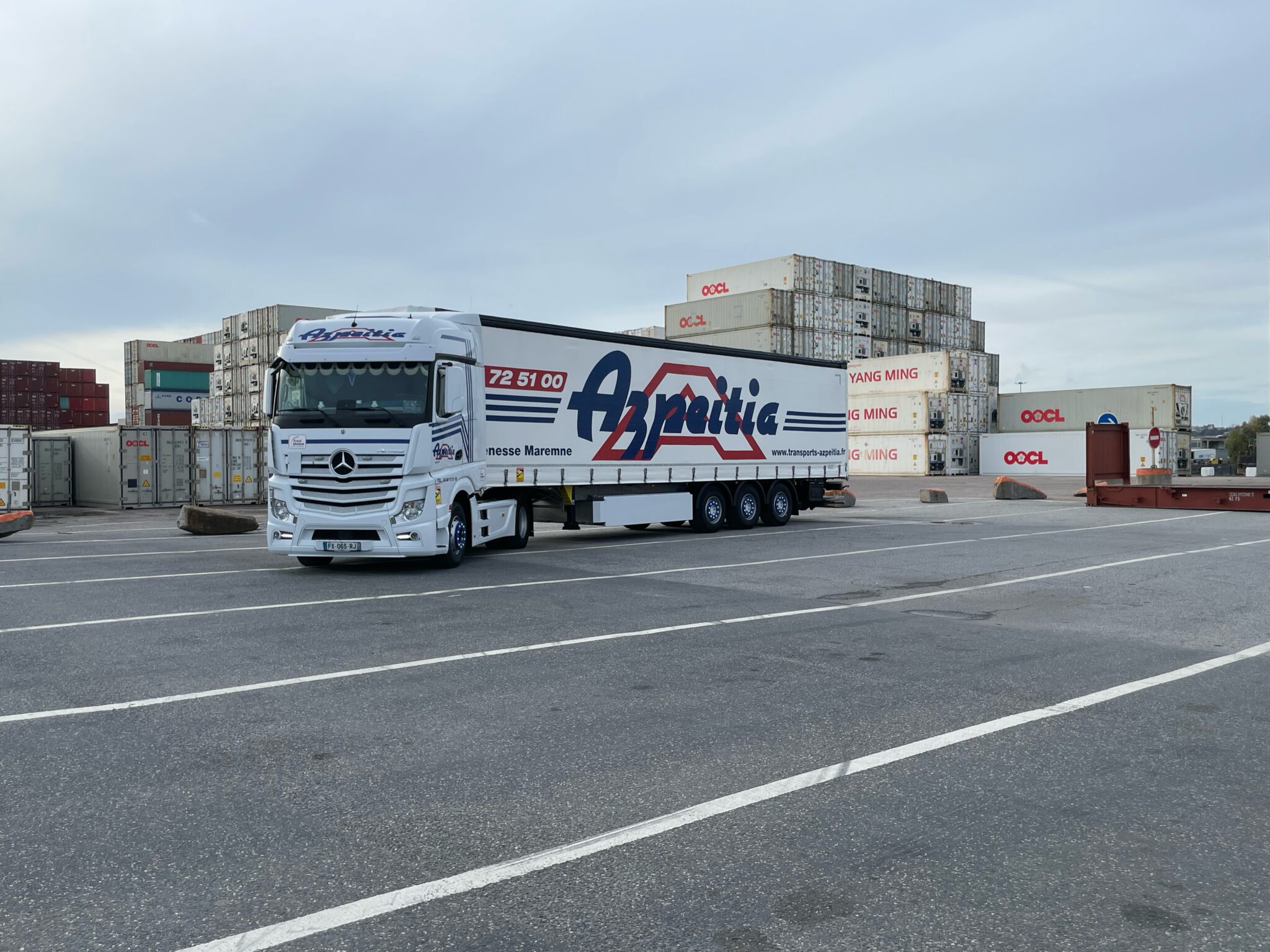 AZPEITIA - Transport routier près de Hendaye - Dax - Le Have 40 64 76